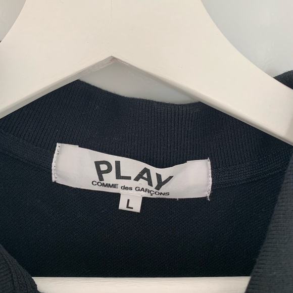 Comme des Garcons PLAY | Tops | Play Common Des Garcons Polo | Poshmark